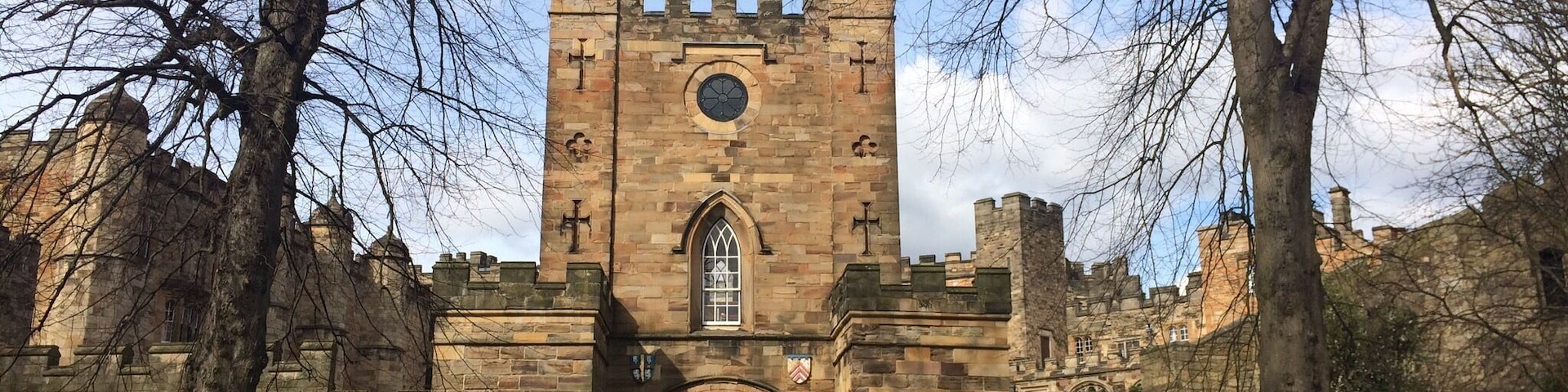 Durham Castle part of the university building just off the green it has a wide range of photo opportunities. Within a very short area you have the cathedral, castle and university building