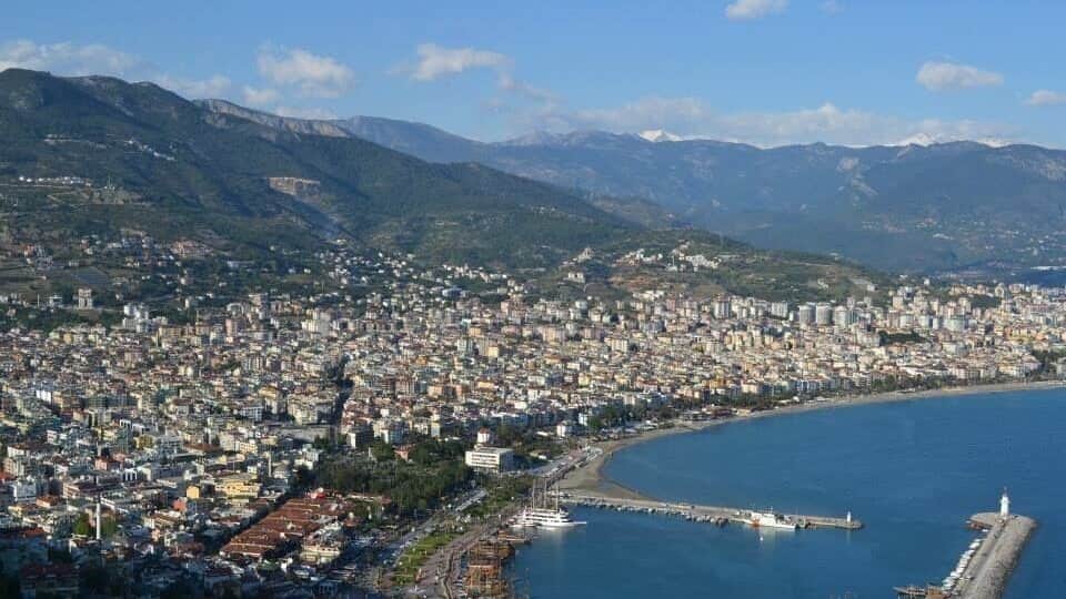 Overview over east Alanya!