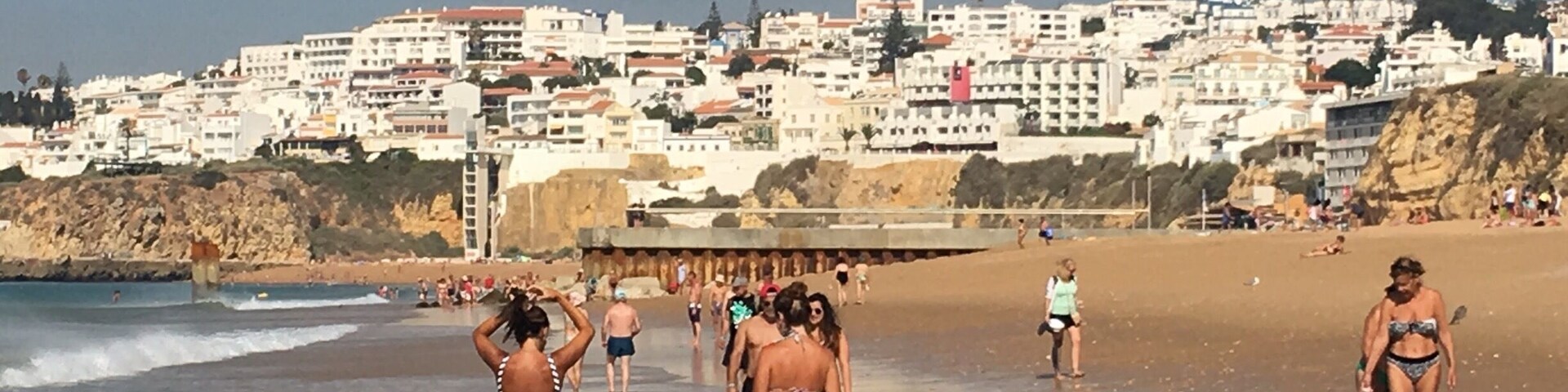 Beach in Albufeira, Portugal