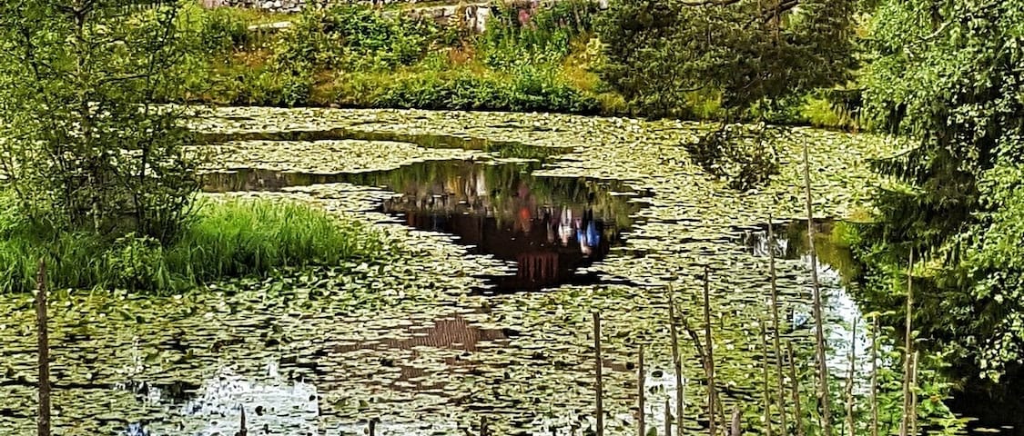 This is the Stave Church in Maihaugen Folk park. A wonderful place to visit to see historical Norweigan way of life