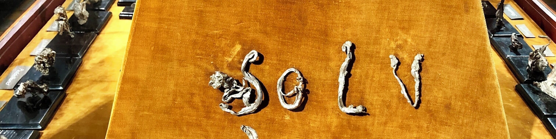 The silver came out of the mine in these shapes. Nature is wild. #museum