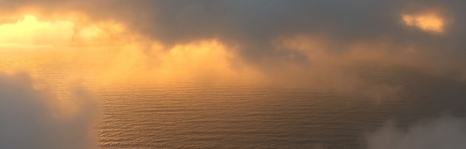 Coming into land at Aberdeen airport