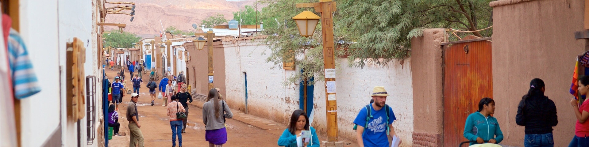 San Pedro de Atacama as well as a small group of people