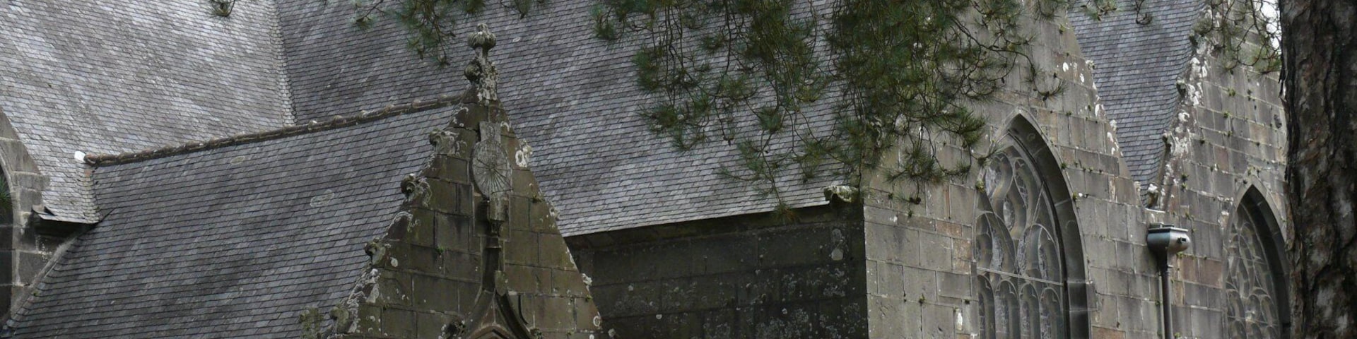 Our-Lady-of-Rumengol's church of Le Faou (Finistère, Bretagne, France).