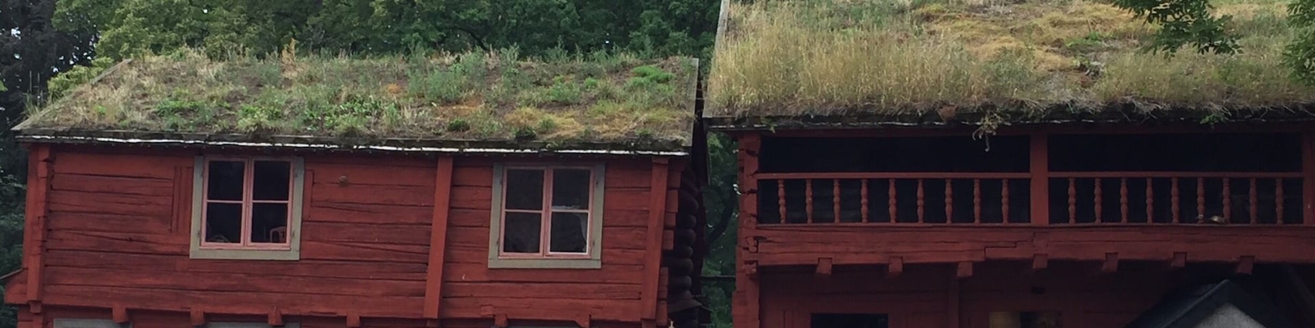 Typica old Swedish house in Örebro