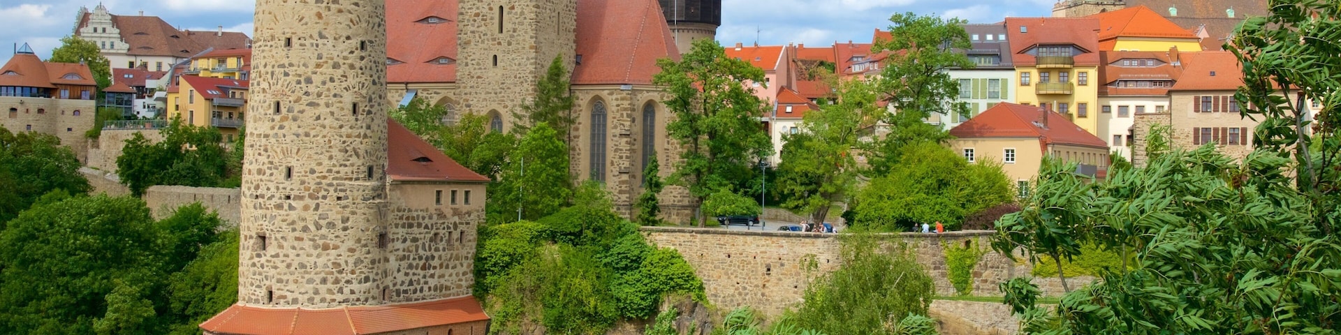 Bautzen que inclui um pequeno castelo ou palácio