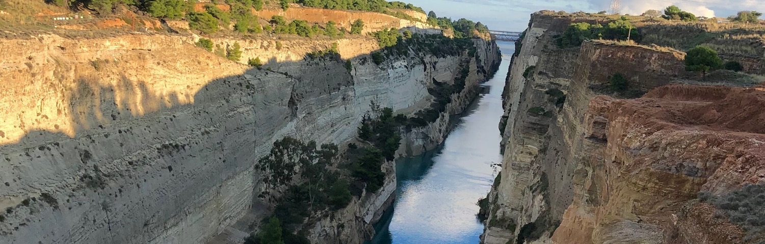 Corinth Canal in Greece