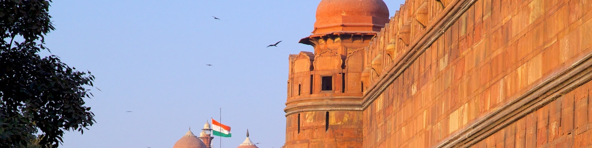 Red Fort which includes heritage architecture and a castle