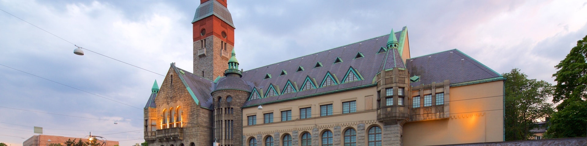 Museu Nacional que inclui arquitetura de patrimônio