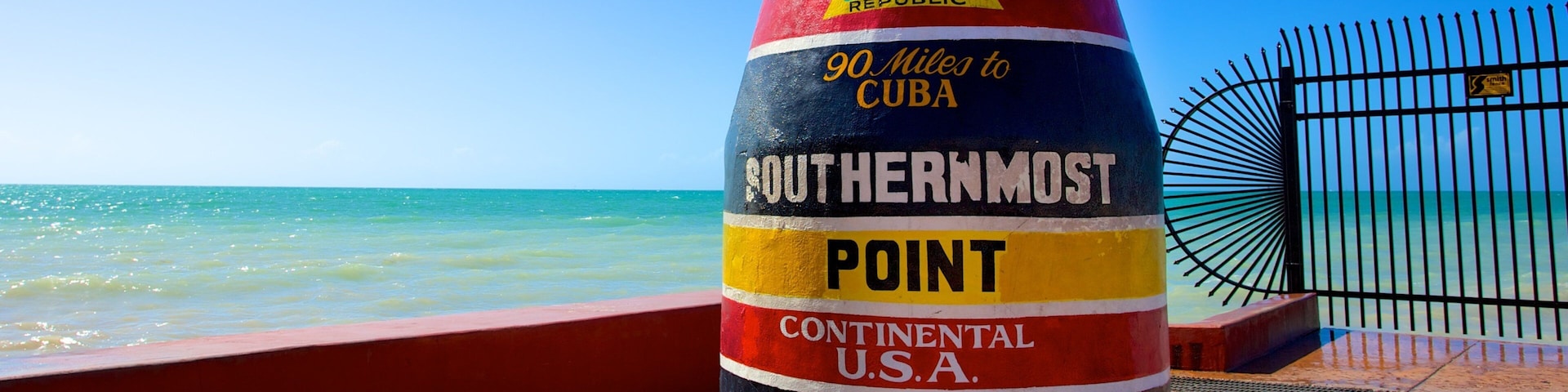 Southernmost Point caracterizando sinalização