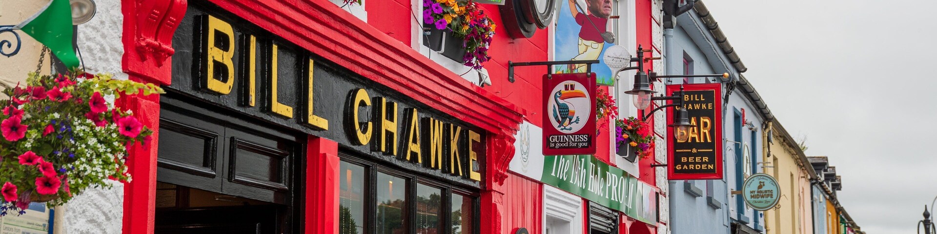 Adare featuring signage