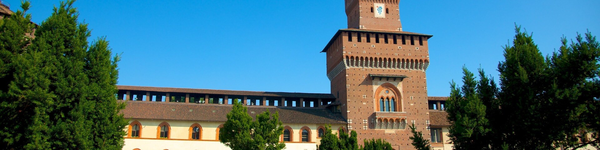Castello Sforzesco which includes a garden