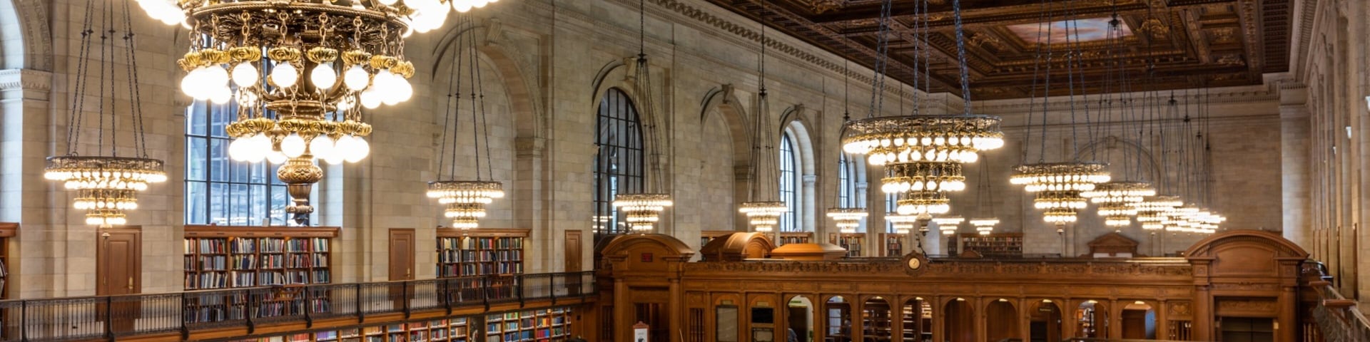 New York Public Library showing heritage elements and interior views