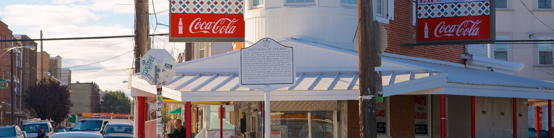 Popular Italian Market in Philadelphia showcases local cuisine and vibrant culture during a sunny day