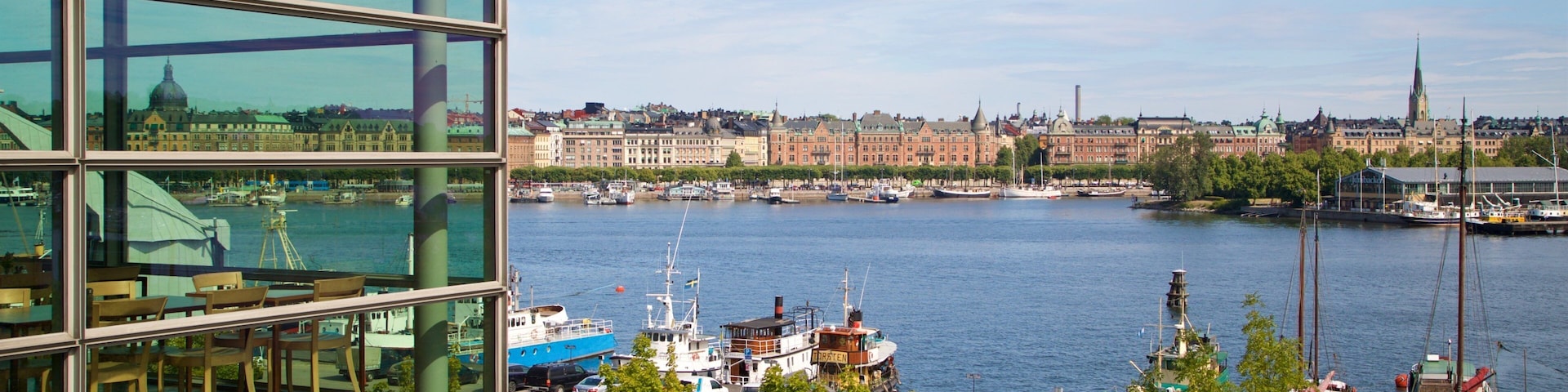 Museum of Modern Art showing a bay or harbor