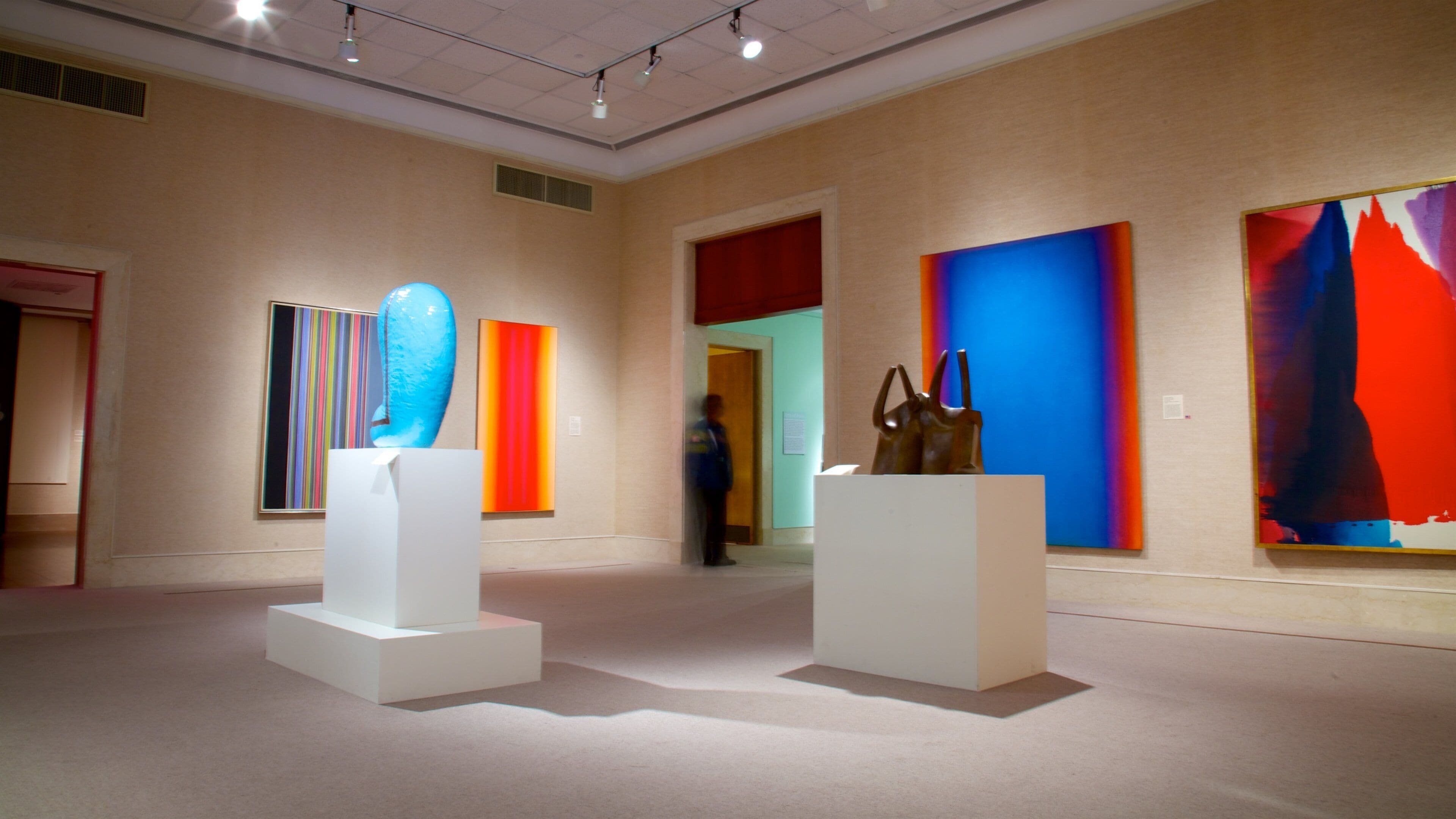 Museum of Fine Arts which includes interior views and art