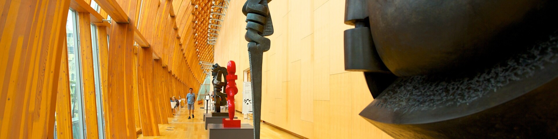 Art Gallery of Ontario showing art, interior views and modern architecture