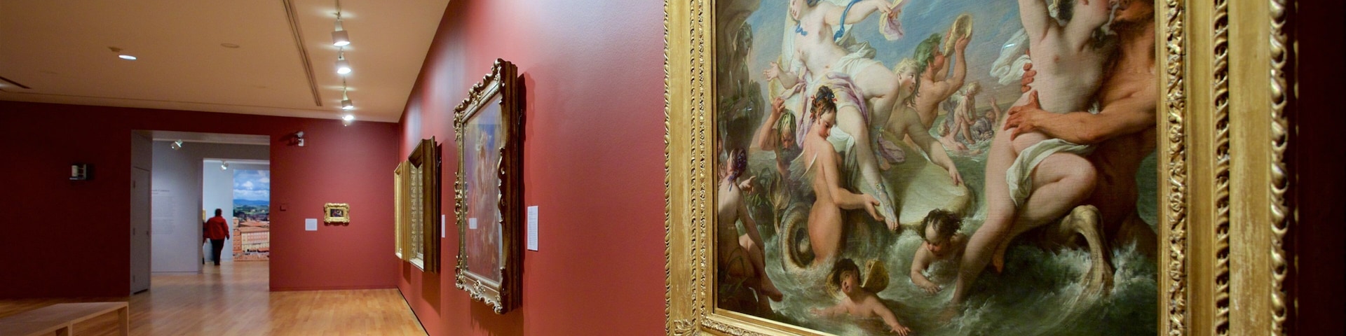 Vancouver Art Gallery showing art and interior views