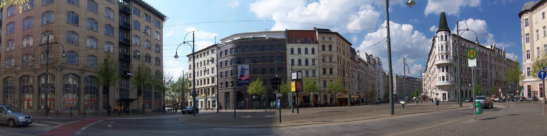 Magdeburg Hasselbachplatz Panorama, 01.05.2006, 15:40Uhr