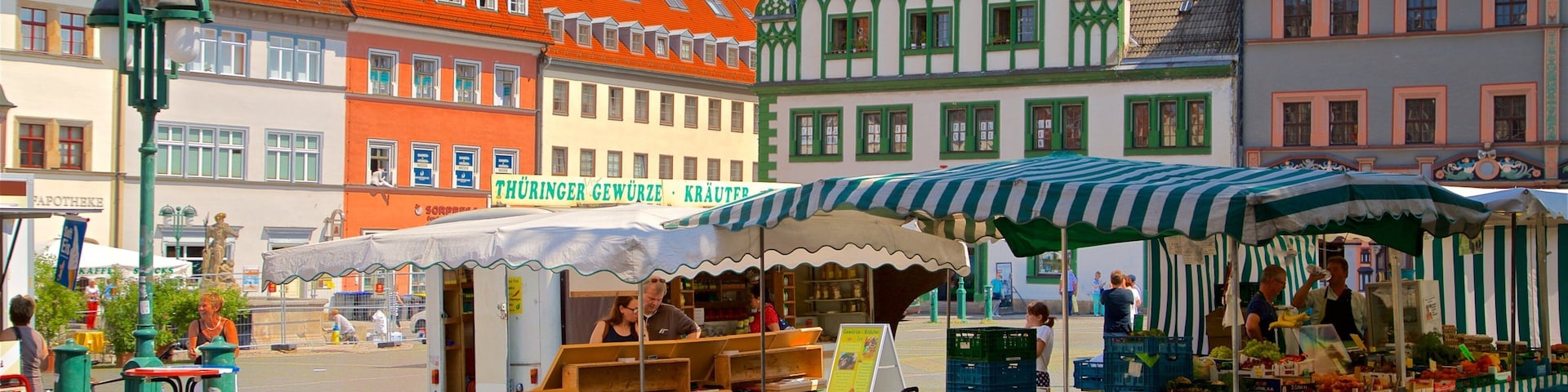 Weimar featuring markets and heritage elements