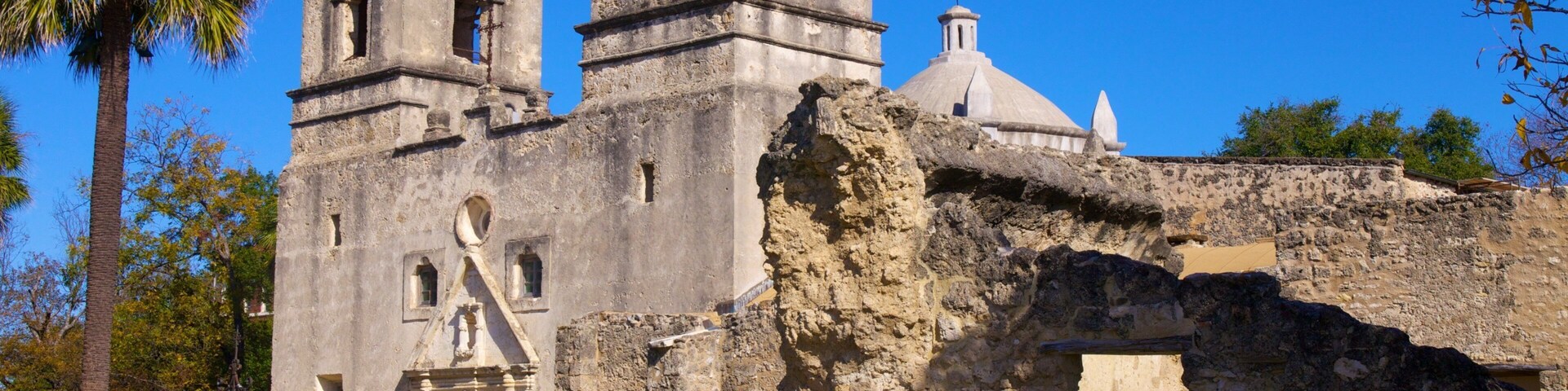 Historic beauty of San Antonio Missions National Historical Park showcasing architecture and nature