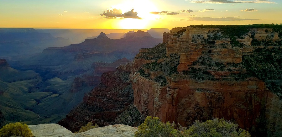 #Adventure
I sat in my camping chair to watch the sun set, North Rim of the Grand Canyon. #breathtakingisolation #incrediblescenery #August2019 #amazingmoments #myAZview