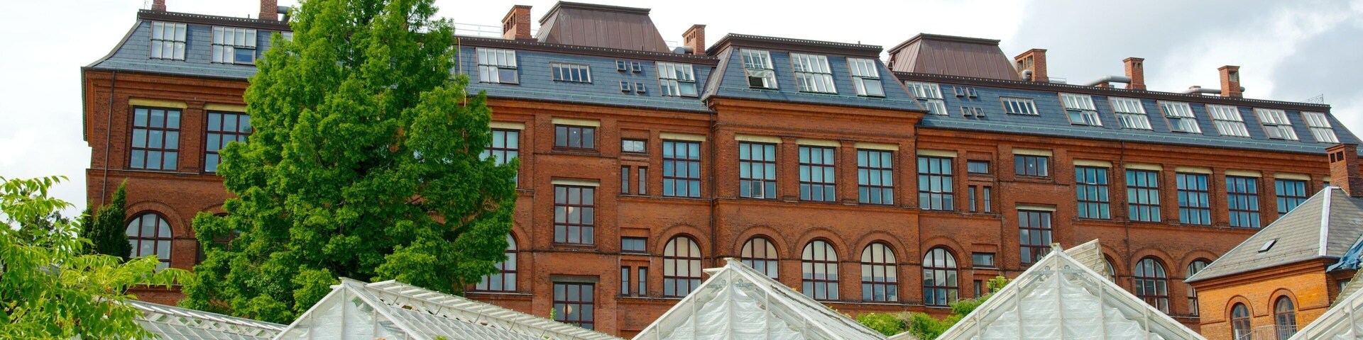 Botanical Garden que inclui arquitetura de patrimônio e um jardim