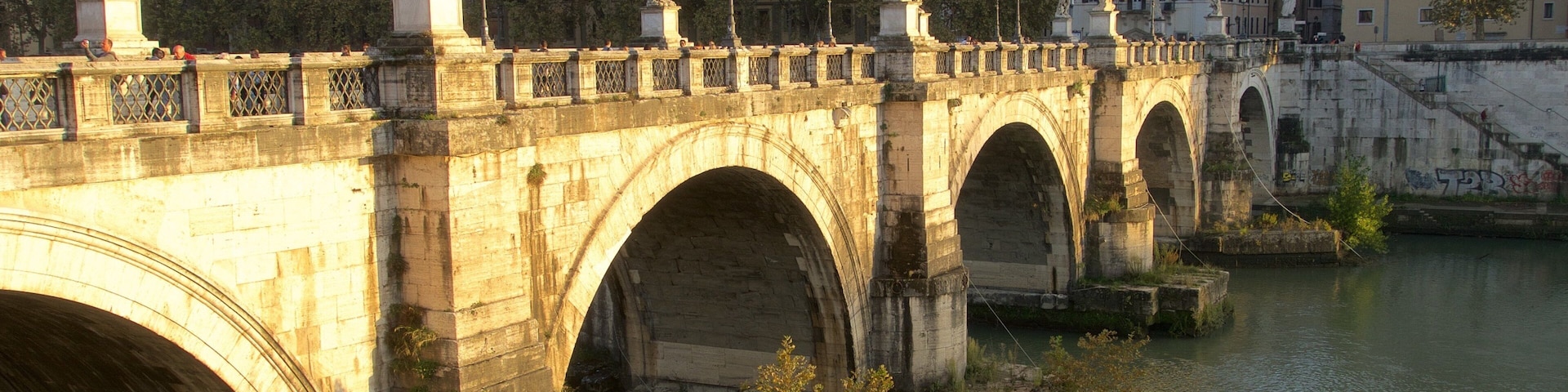 Ponte Sant\'Angelo which includes a bridge