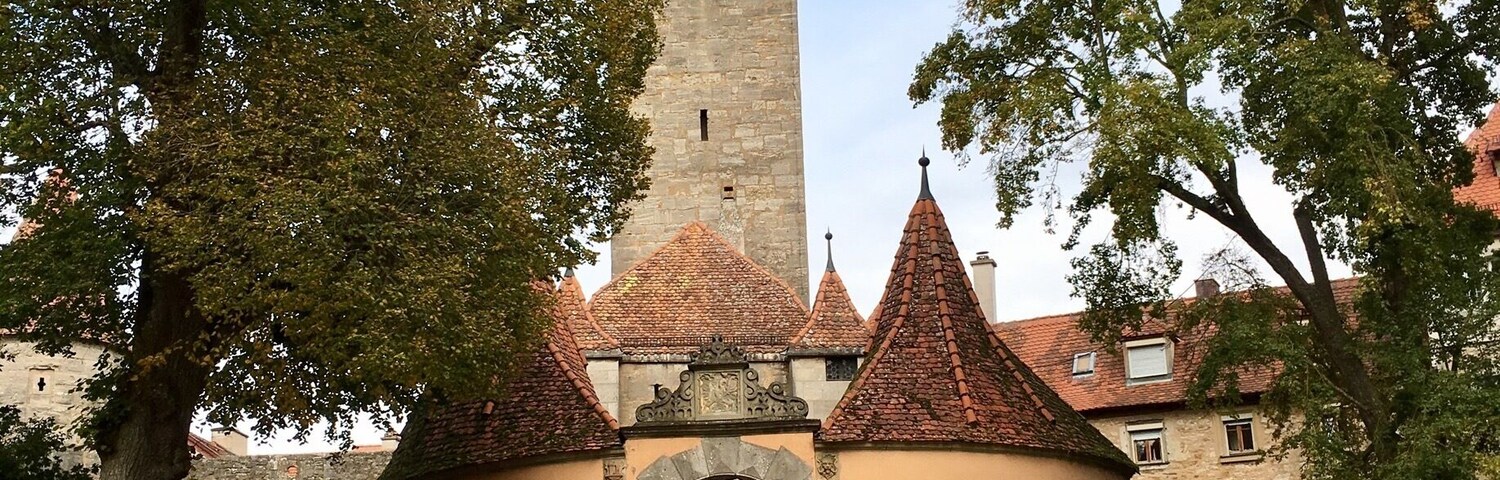The entrance of the old town in Rothenberg