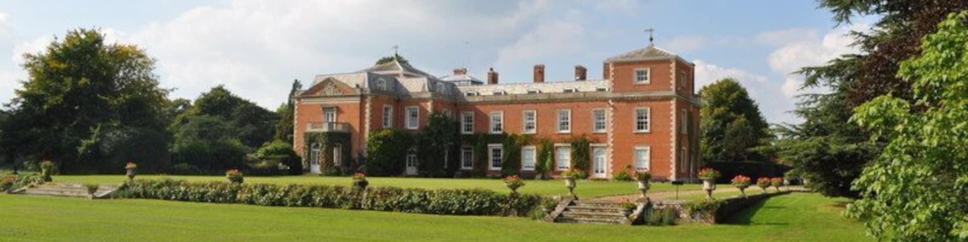 Euston Hall. From the back looking at the hall, still very well maintained.