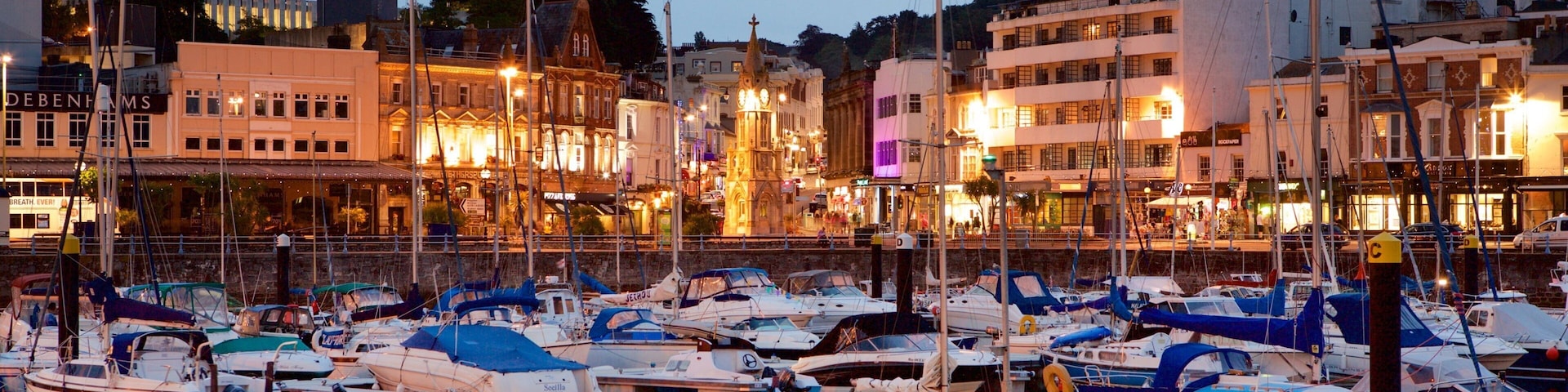 Torquay featuring a marina, boating and a coastal town