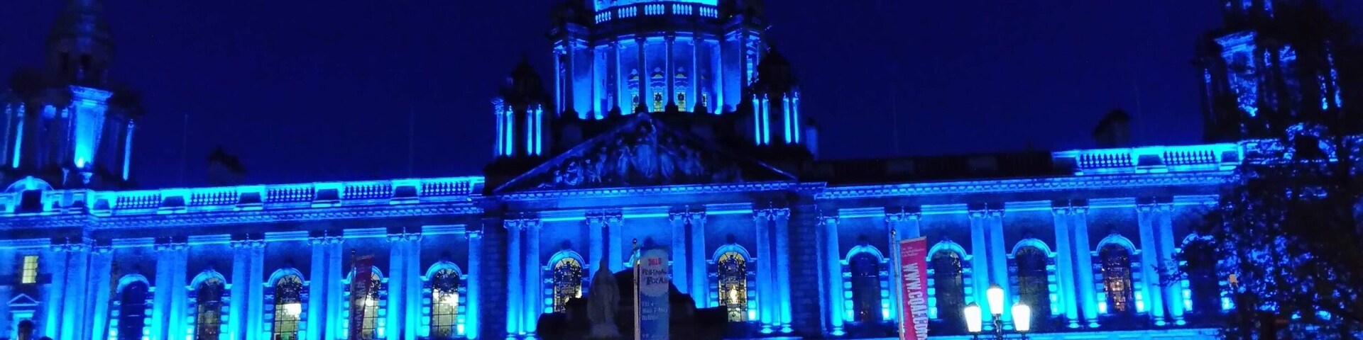 All lit up - very pretty