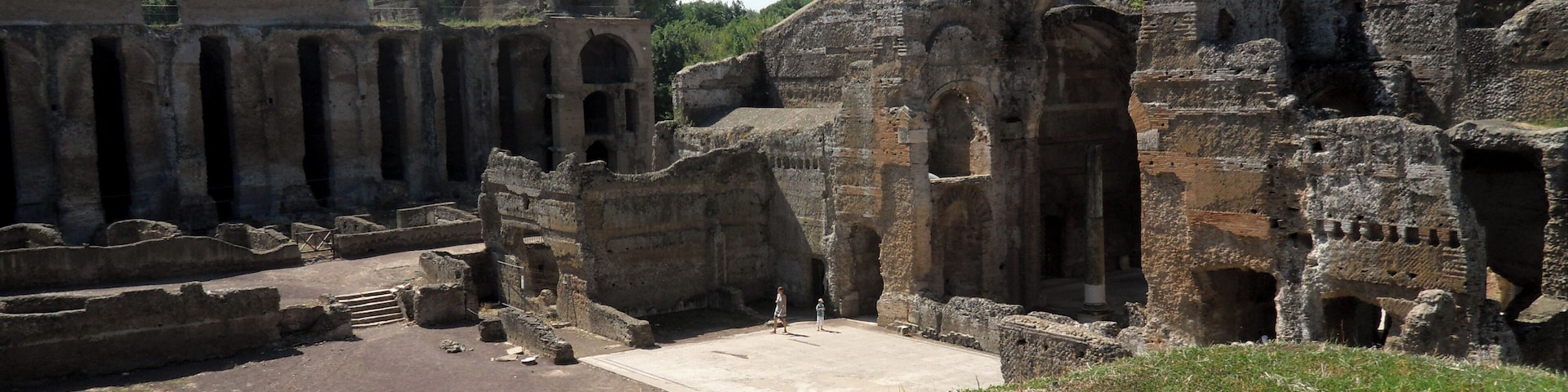 This is in the same area as Tivoli Villa D'este. It was a retreat for Emperor Hadrian.