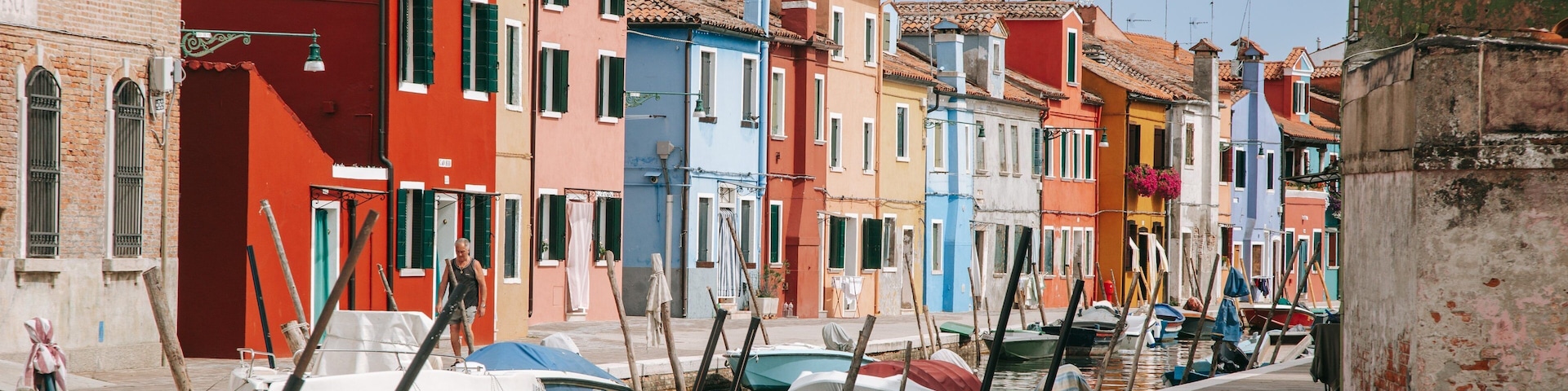 Burano featuring a river or creek