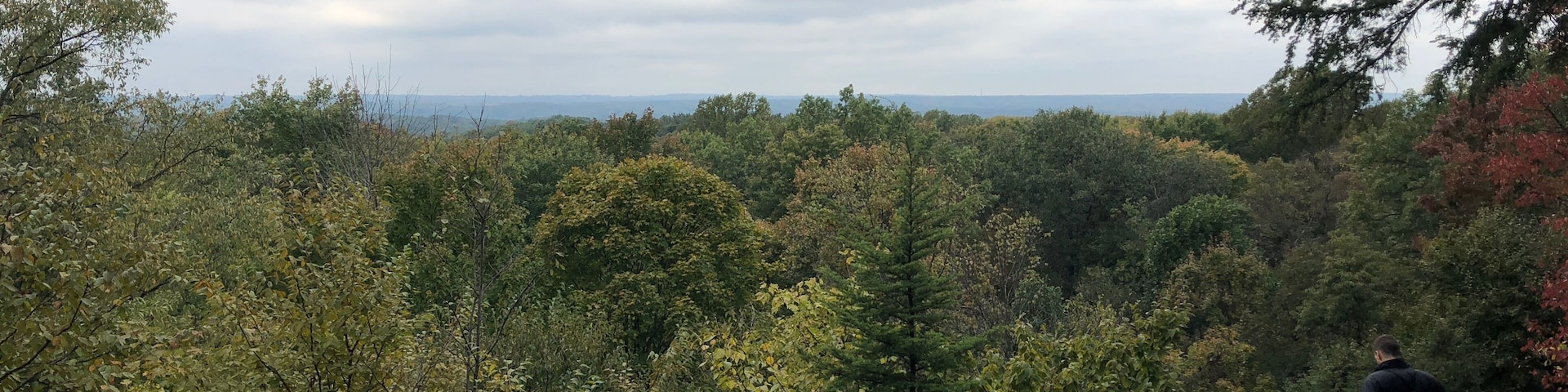 View from the Ledges peak.