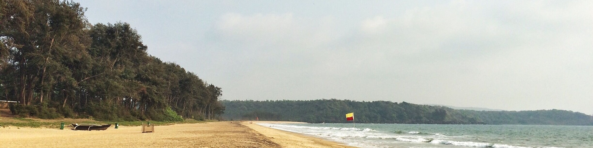 A beautiful find this visit to Goa. Galgibaga is one of the beaches at the southern tip of Goa. We visited in March and there was not a single other person in sight the entire time we were there. No shacks, no tourists, no fishermen..just a solitary lifeguard playing solitaire (really).