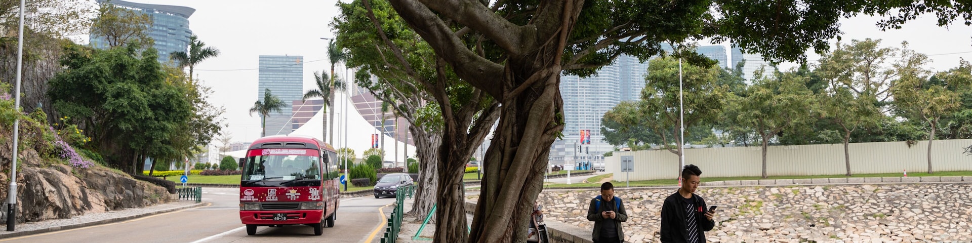 Avenida da República featuring a river or creek and a park