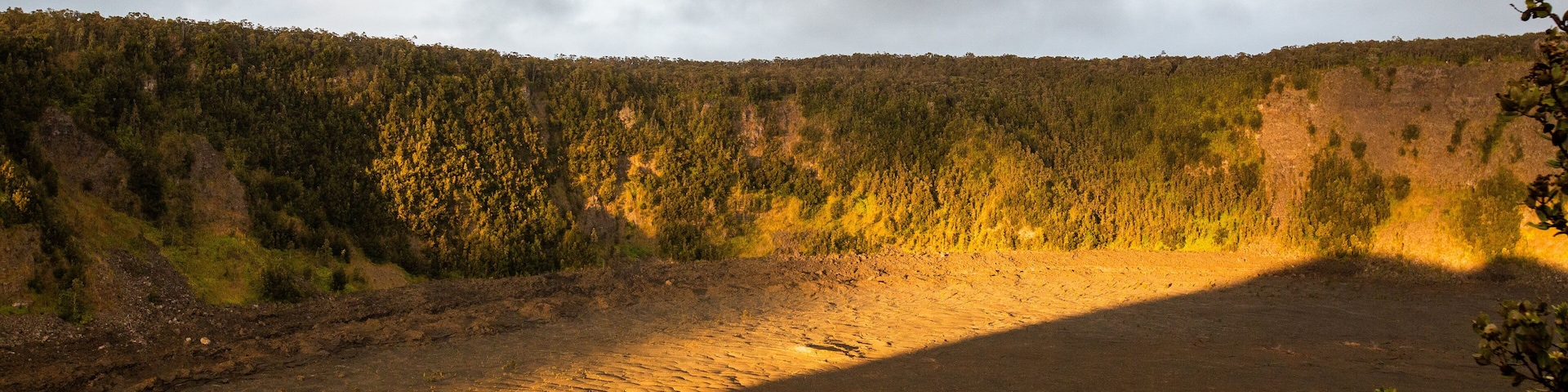 Kilauea Iki Crater showing tranquil scenes