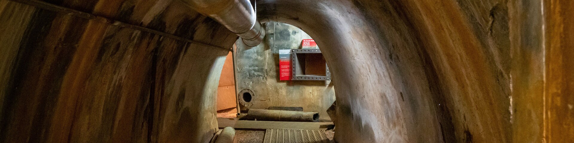 WWII Oil Storage Tunnels showing interior views