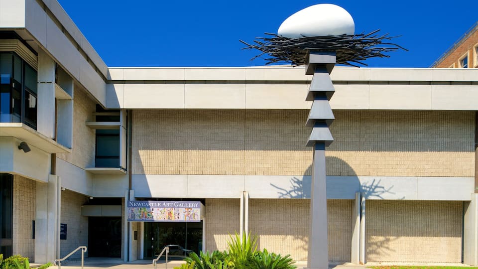Newcastle showing outdoor art