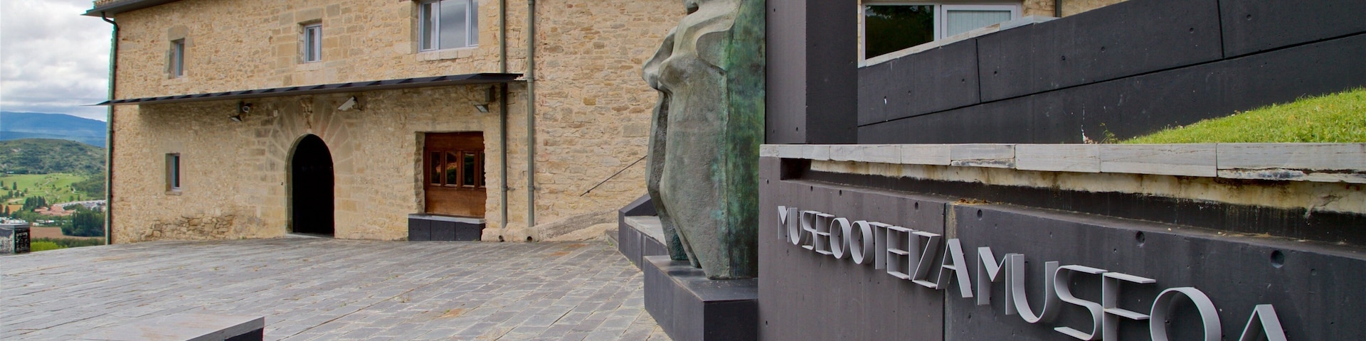 Jorge Oteiza Museum featuring signage