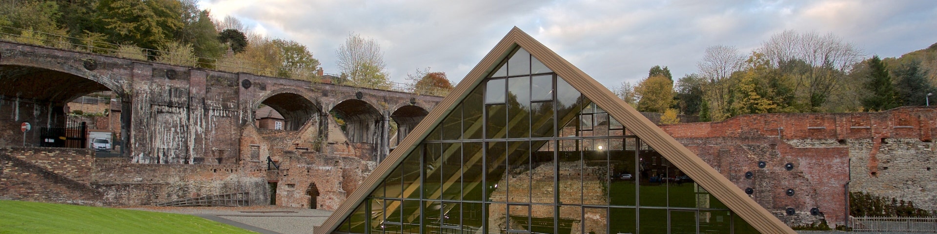Coalbrookdale Museum of Iron showing heritage elements