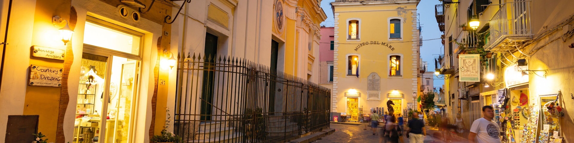 Museo del Mare featuring night scenes and heritage elements