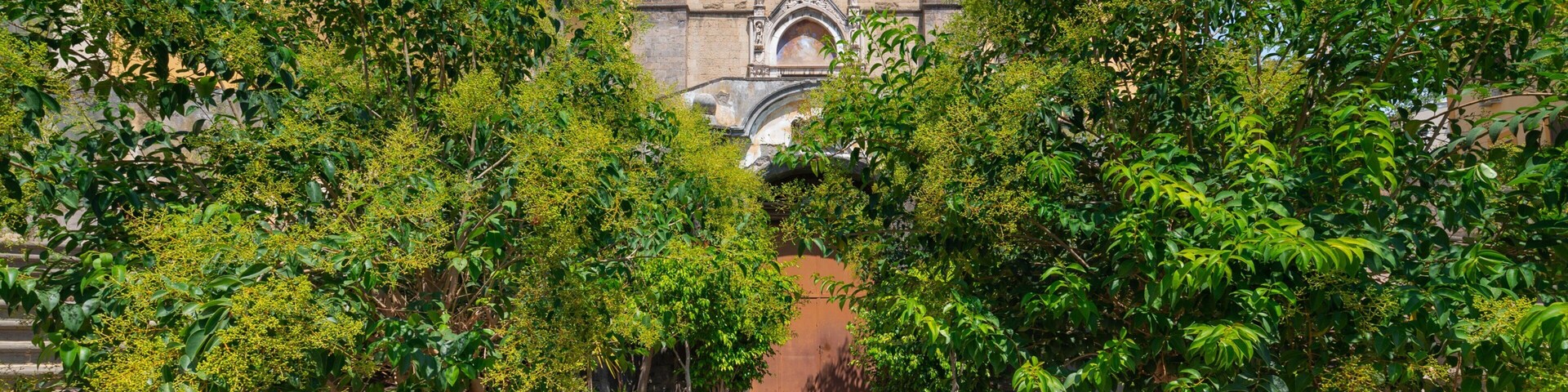 Chiesa di San Giovanni a Carbonara featuring heritage elements and a garden