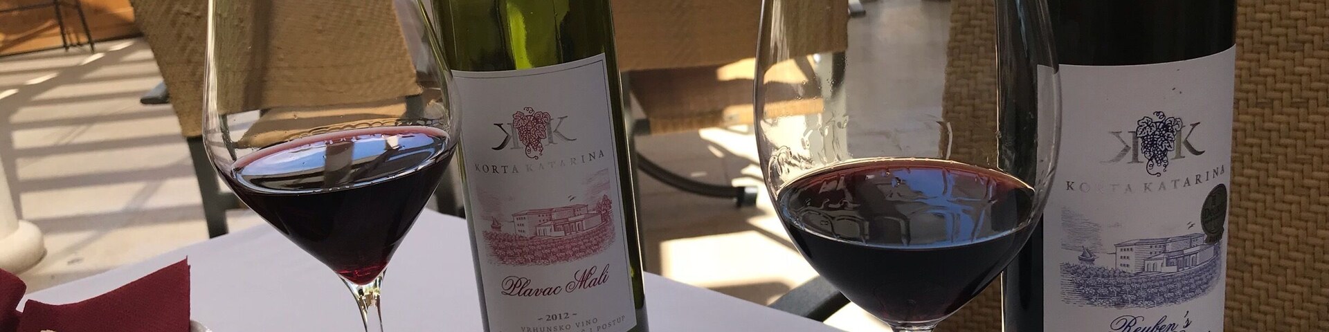 Oh boy, these top red wines were amazing and the food pairing was fabulous! Their Private Reserve was excellent!