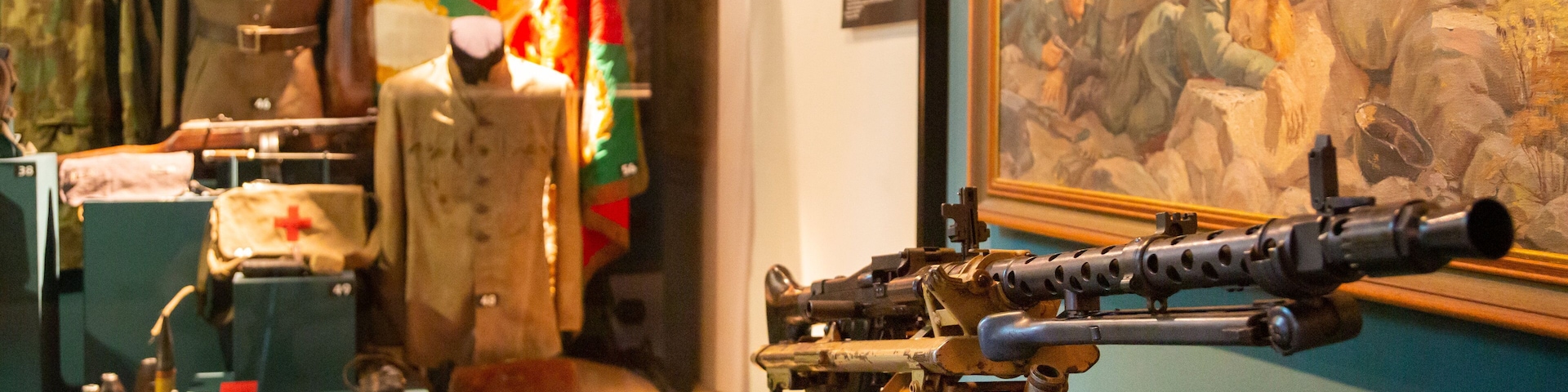 National Museum of Military History which includes heritage elements and interior views