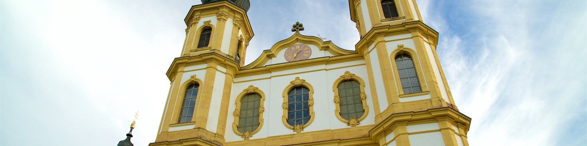 Wuerzburg que inclui elementos de patrimônio