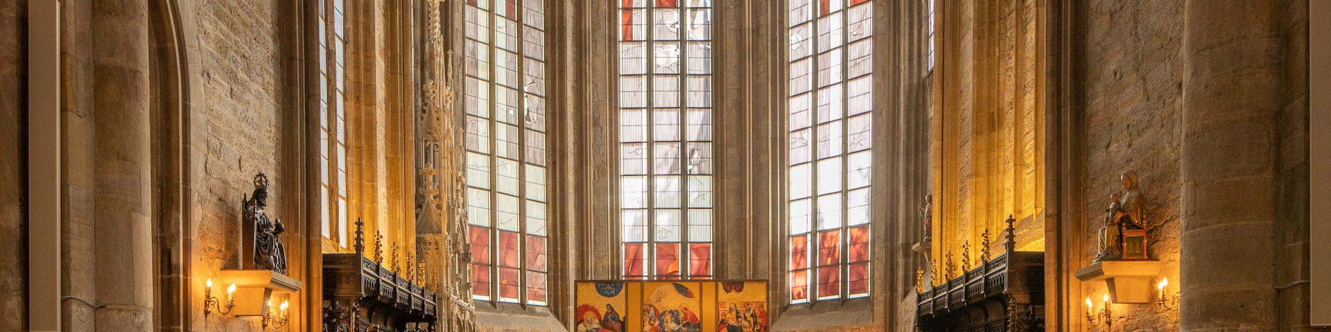St. Marienkirche showing heritage elements, interior views and a church or cathedral