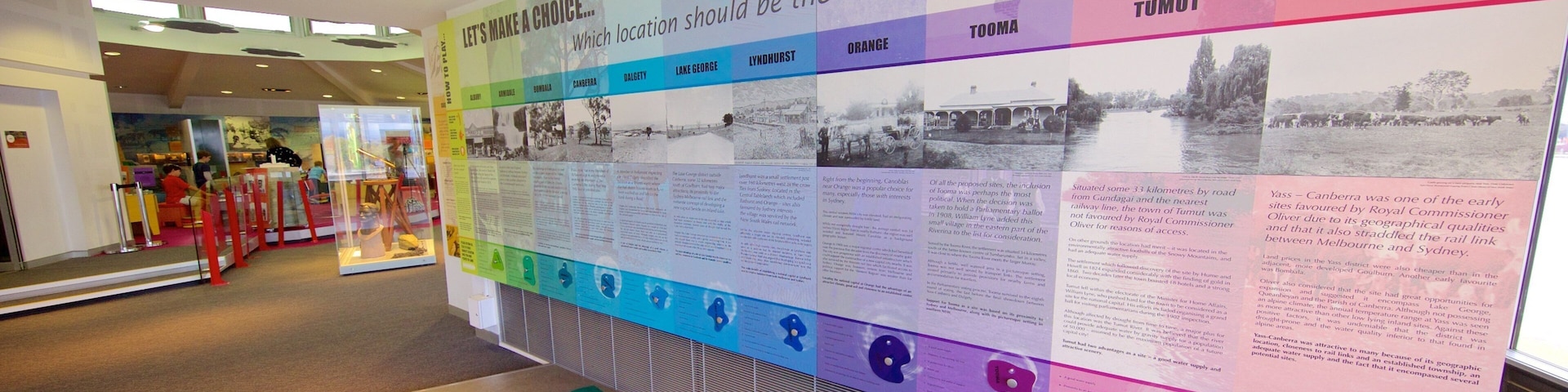 Canberra featuring interior views