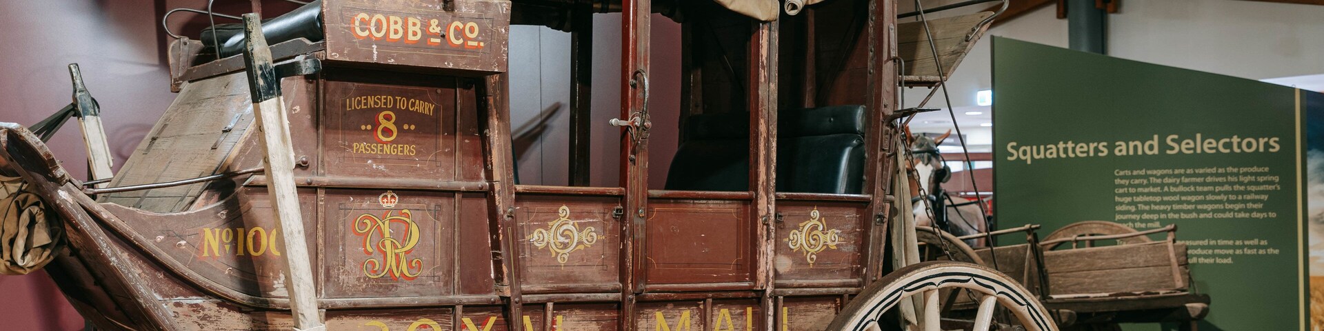 Cobb & Co Museum showing heritage elements